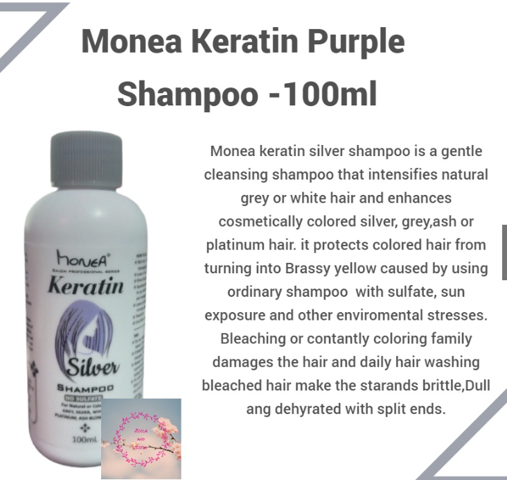 Monea Silver Shampoo ,conditioner ,setv 250ml For Ash/Gray/Platinum ...