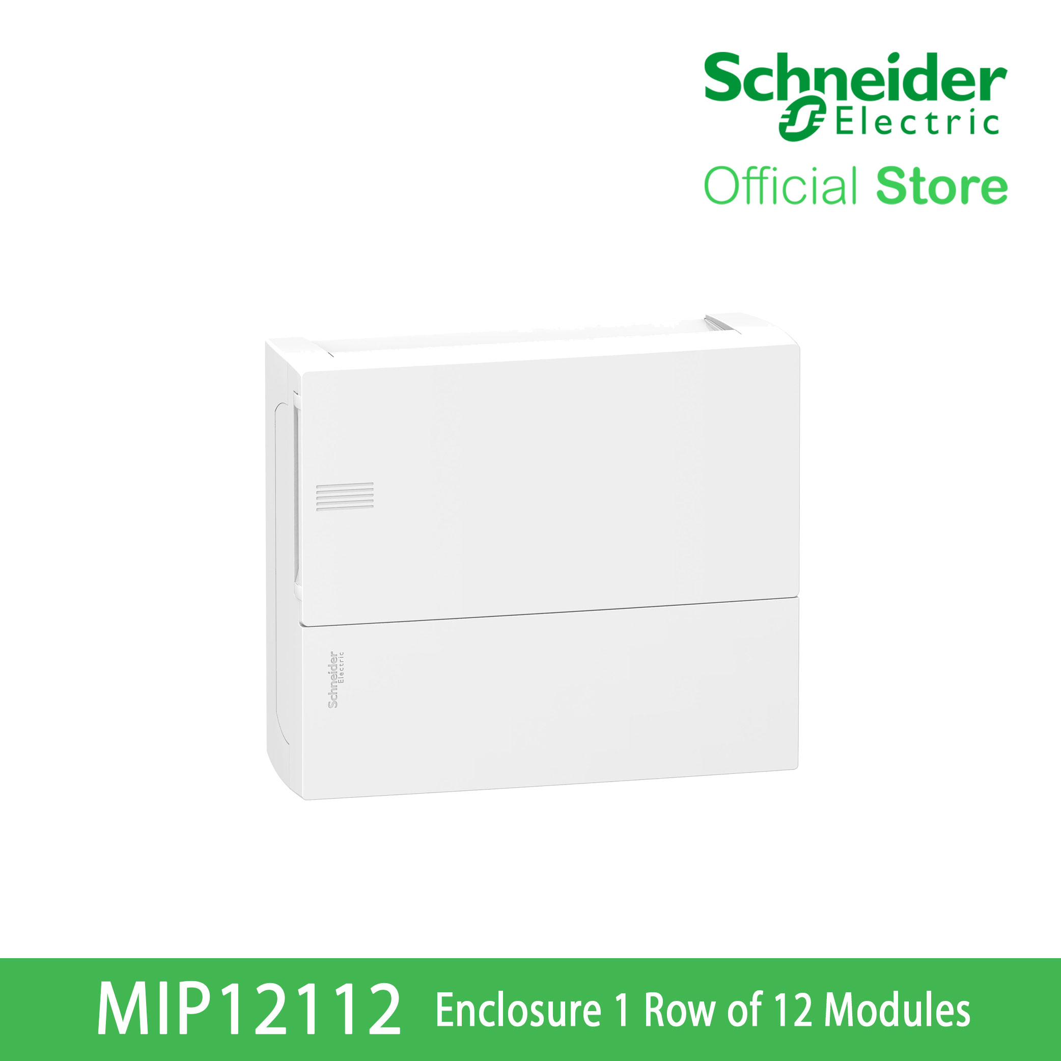 Schneider Enclosure Resi9 MP Surface Mounting 1 Row of 12 Modules IP40 ...