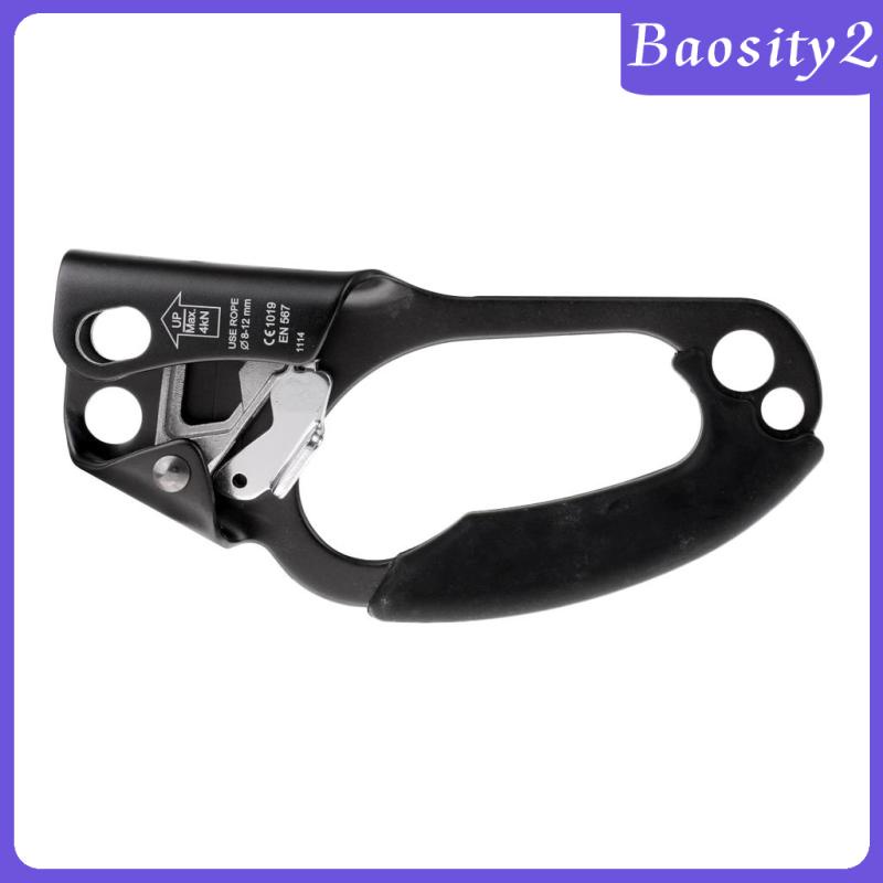 LEFT RIGHT HANDED Rope Clamp Ascender Cimbing Rescue Escape Rope Access ...