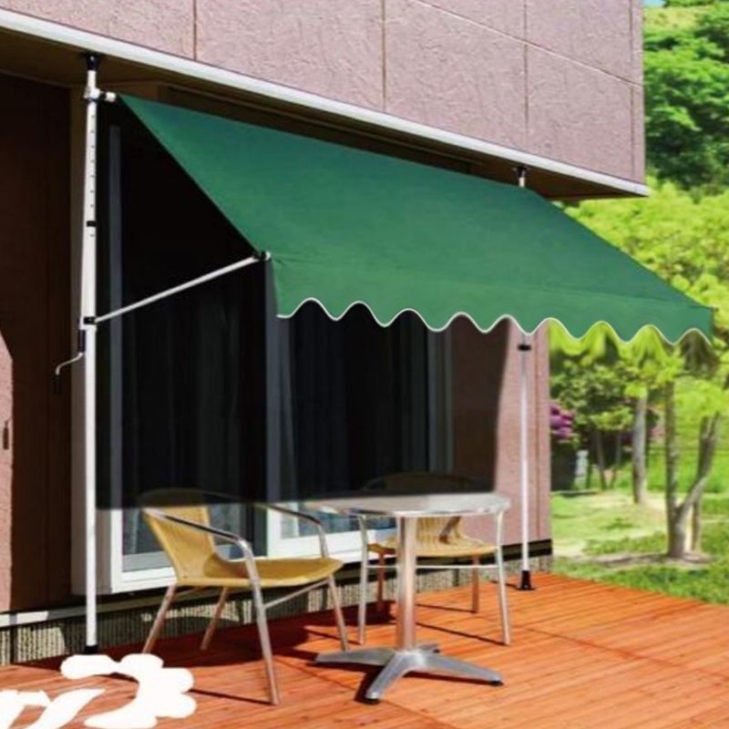 Sunshade Parasol Umbrella Awning Retractable Canopy Folding Roof Canopy ...