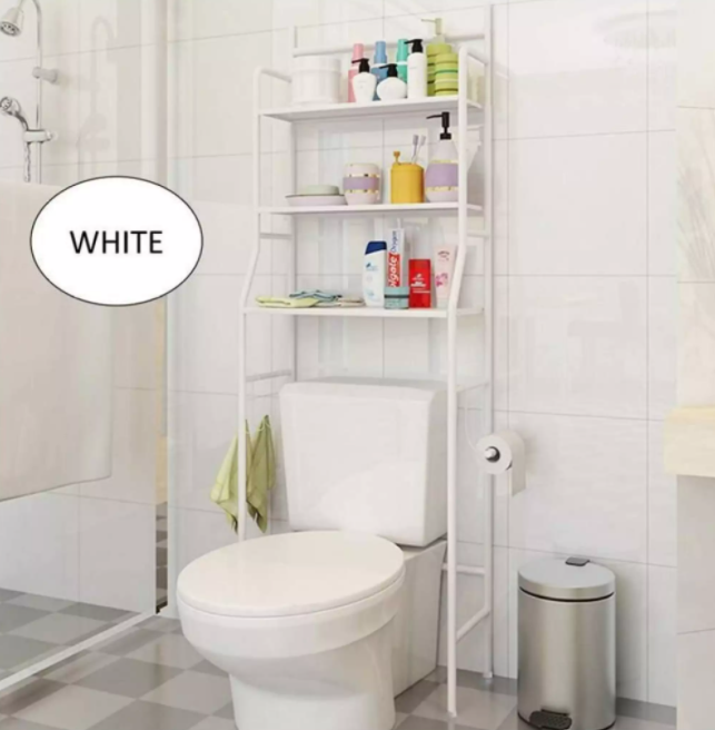 Toilet 3 layer Rack Space Maximizer for Washroom Toiletries Tissue ...