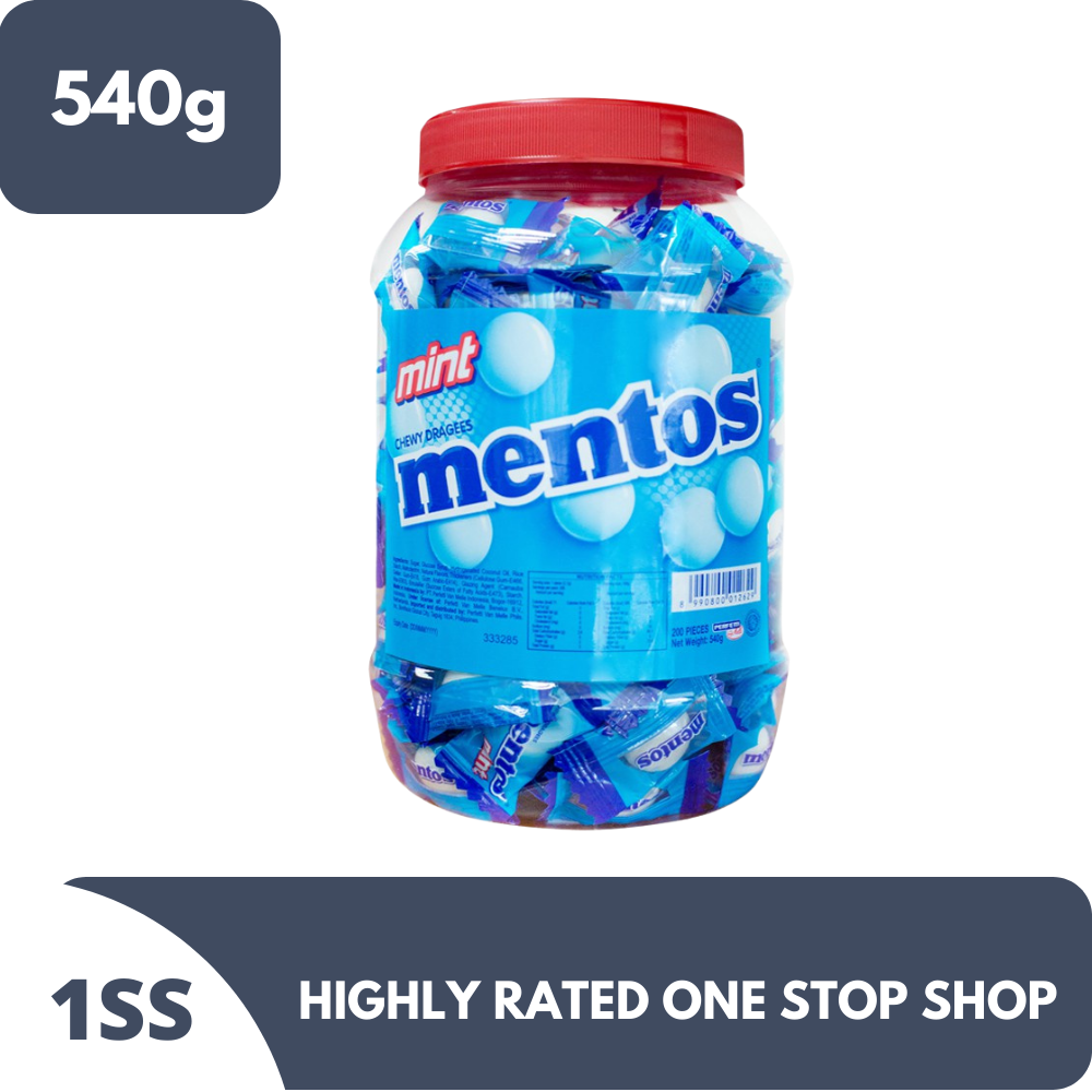 Mentos Mint Jar 540g (200pcs) | Lazada PH