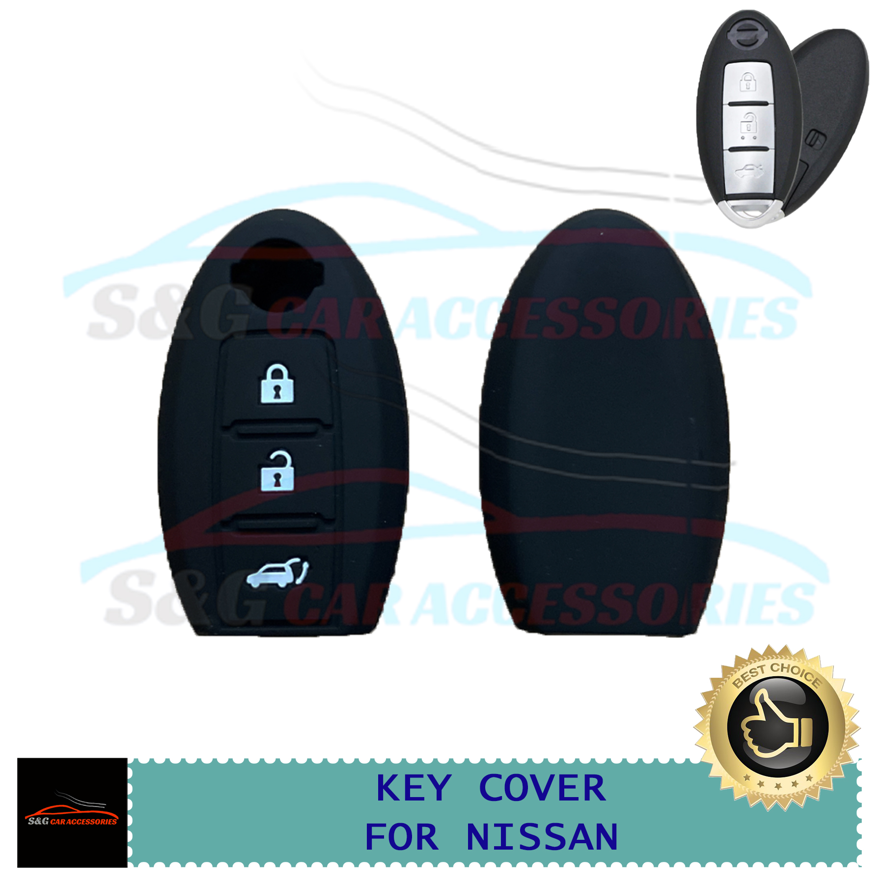SG Nissan Navara NP300 Nissan Terra Nissan Almera Silicone Car Smart ...