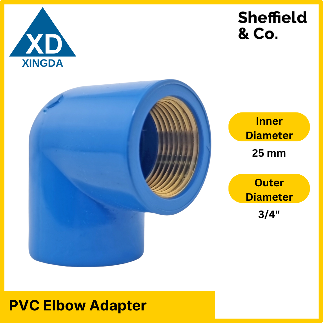 XINGDA PVC Elbow Adapter (1/2", 3/4", 1") | Lazada PH