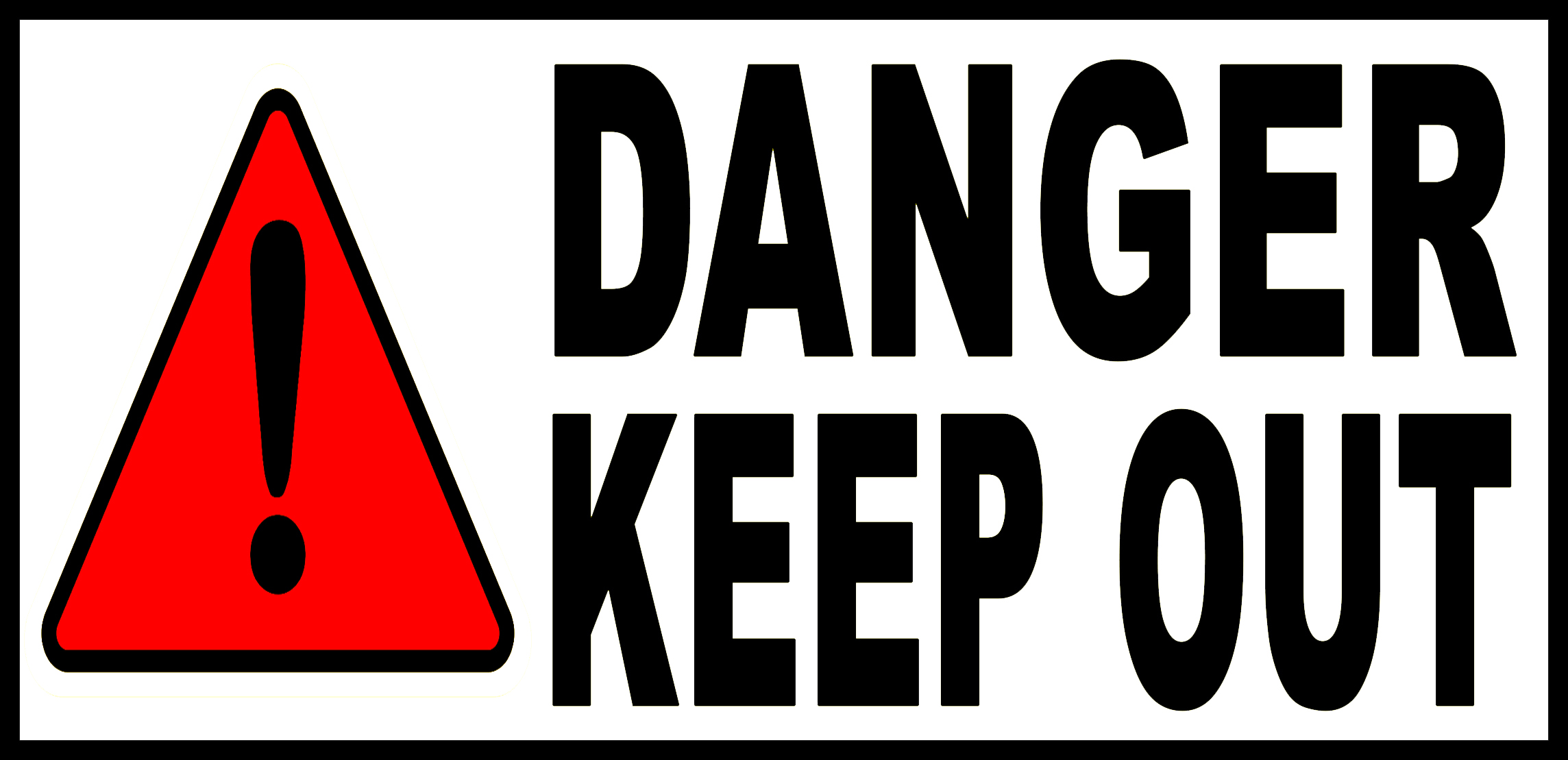 DANGER KEEP OUT SIGNAGE PVC TYPE WATERPROOF AND NON-FADING | Lazada PH