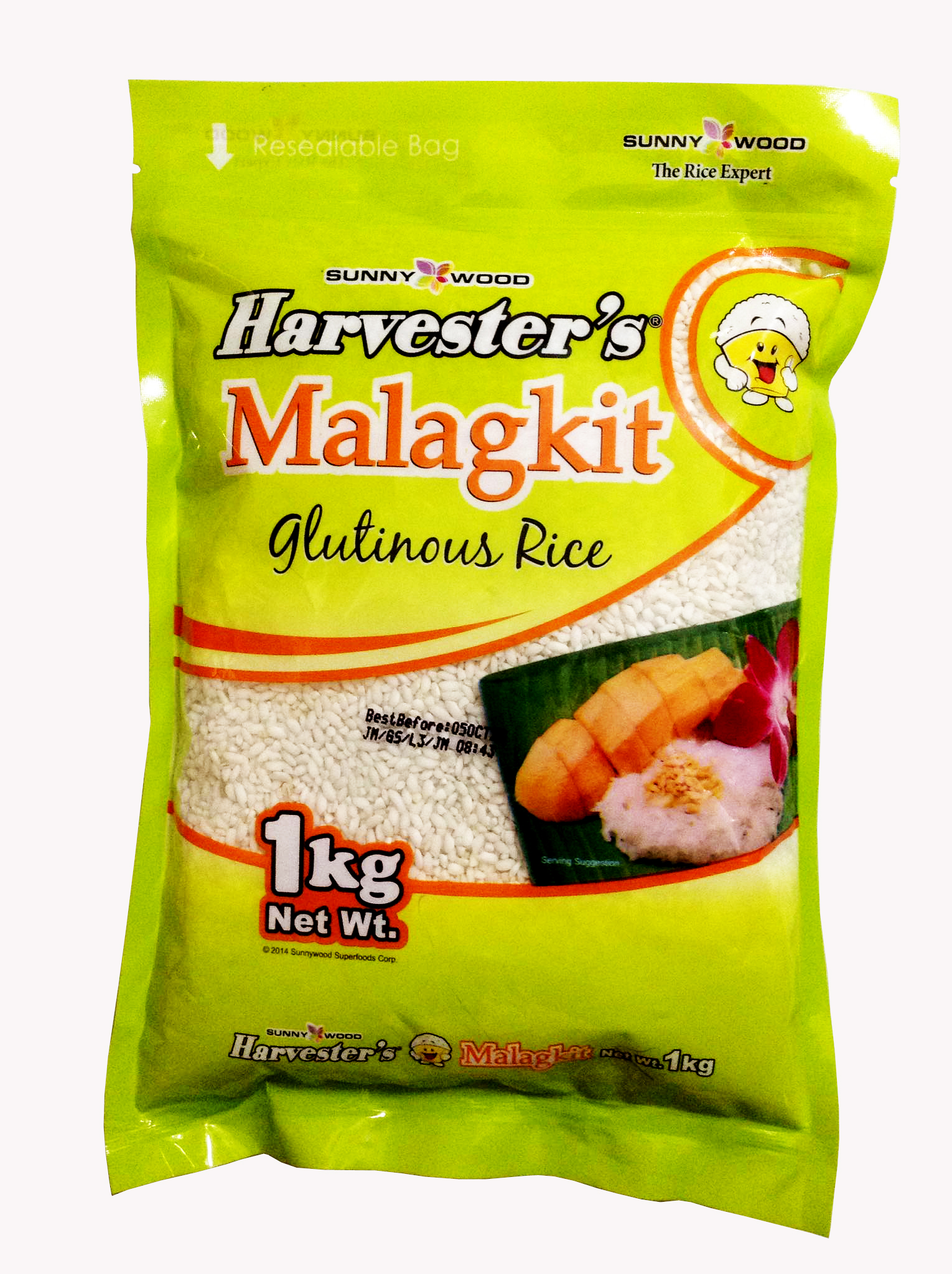 Harvester's MALAGKIT Glutinous Rice 1kg {Made in Phil's} | Lazada PH