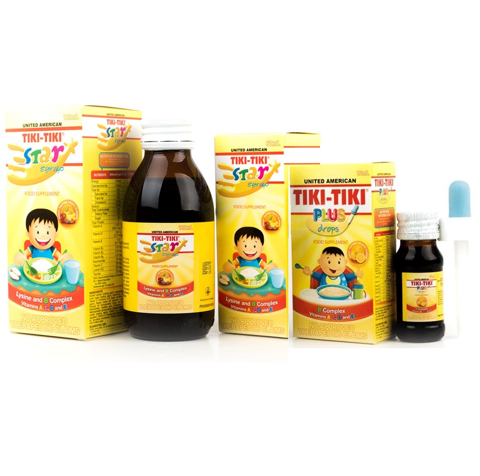 Tiki Tiki Syrup 120ml, 60ml, Drops 30ml, 15ml | Lazada PH