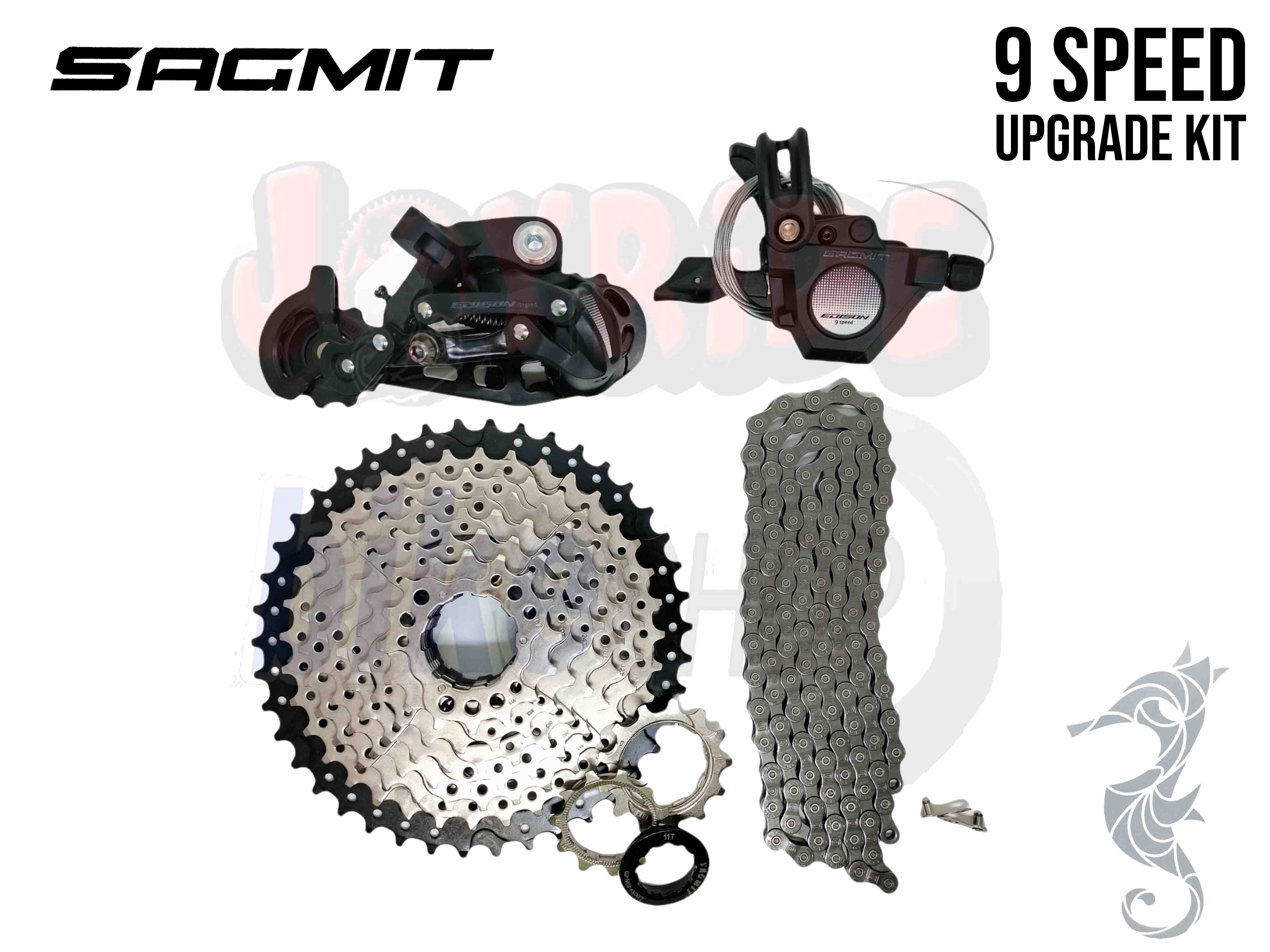 SAGMIT UPGRADE KIT 9S/ 10S/ 11S/ 12S/ 13S(WITH 6PAWL HUBS) | Lazada PH