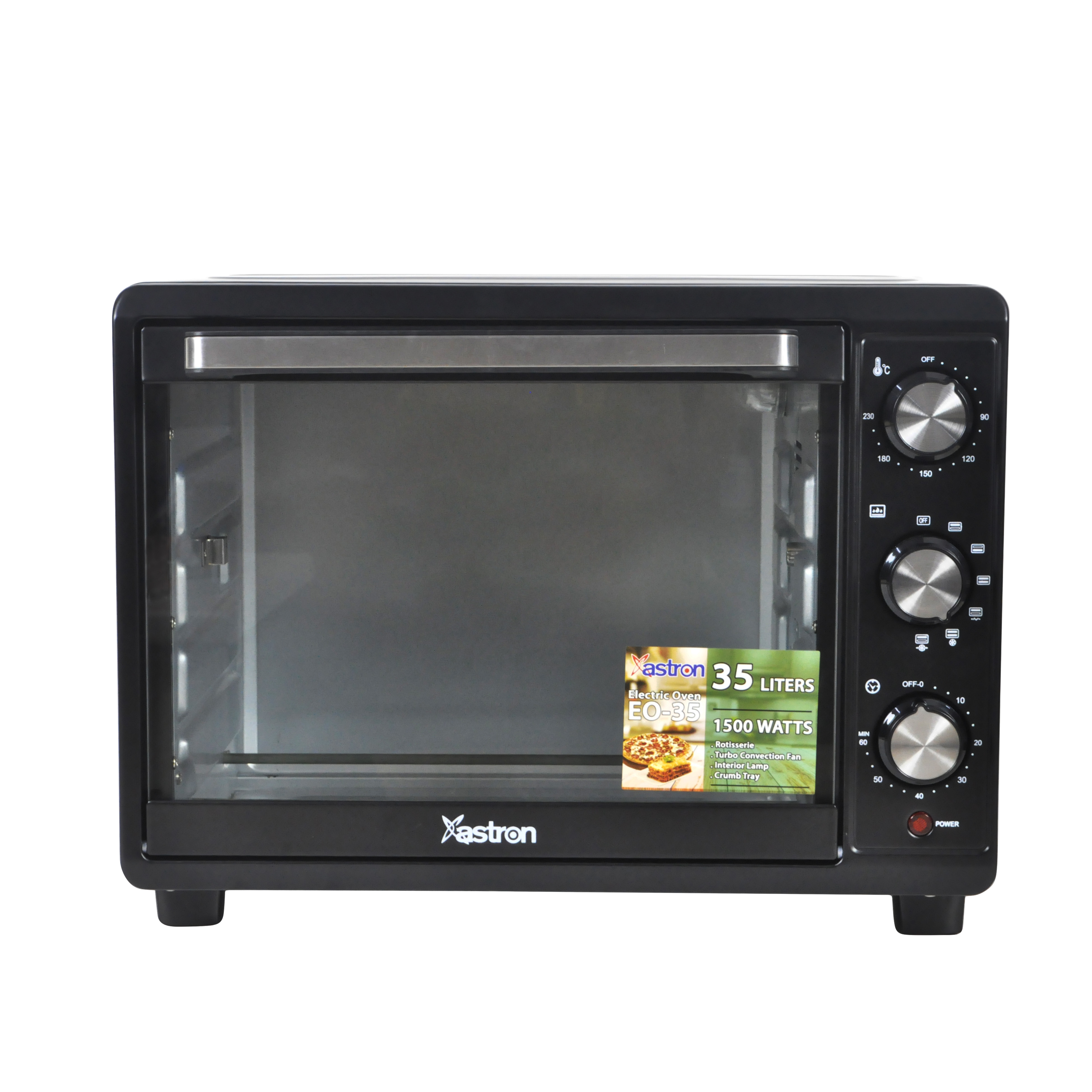 ASTRON Original Electric Convection Oven with Build-In Rotisserie and ...