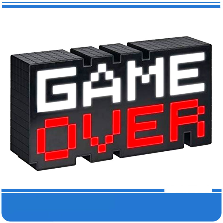Game Over Light Color Changing Sound Reactive Acrylic Atmosphere Bar ...