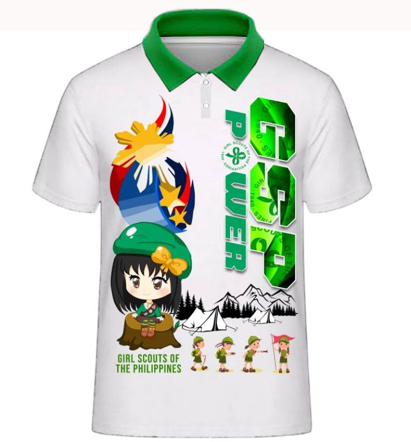 2024 GSP Polo shirt Power Girl Full Sublimation Polo Shirt Plus Size ...