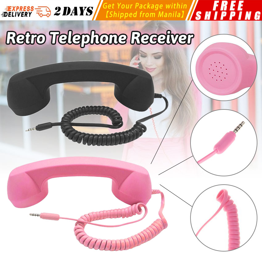 Mobile Phone Telephone Receivers Handset Earphone Retro Telephones ...