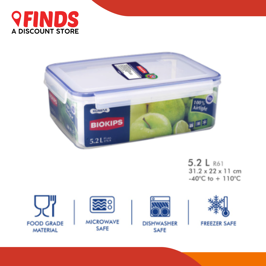 Biokips Rectangular 2.4ltr | Lazada PH