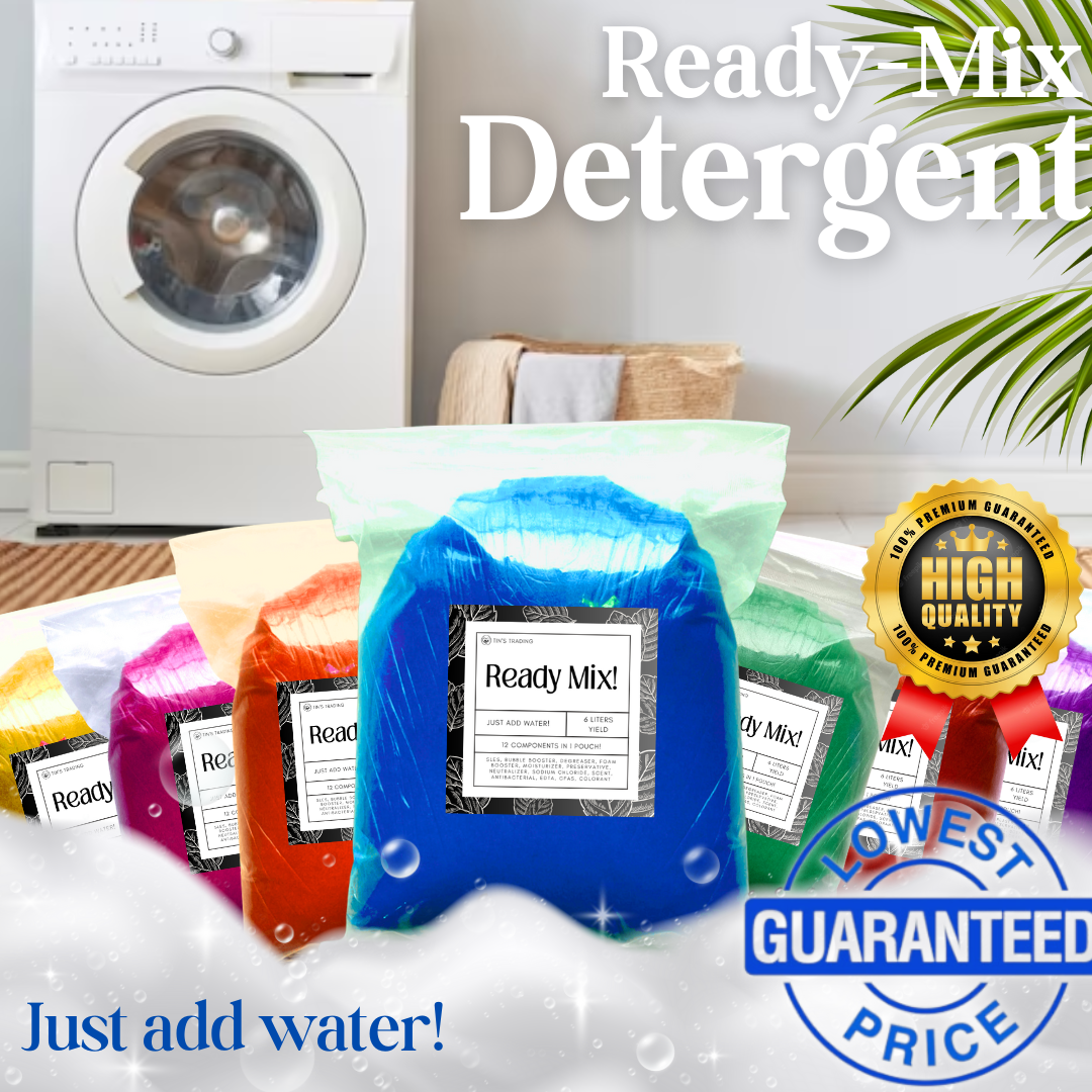 DIY DETERGENT READY MIX (Just add WATER!) (tins trading) (tins tipid ...