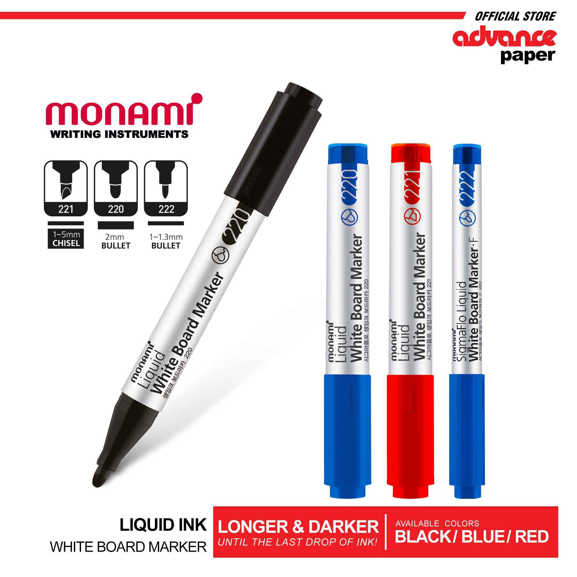Monami Sigmaflo Liquid Whiteboard marker | Lazada PH