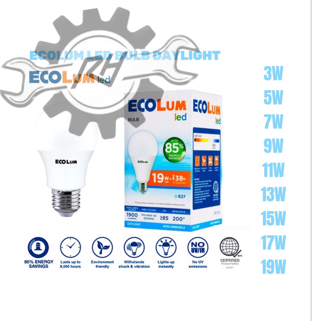 Bulb/LED BULB - Ecolum Led Bulb Daylight & Warmwhite 3w,5w,7w,9w ...