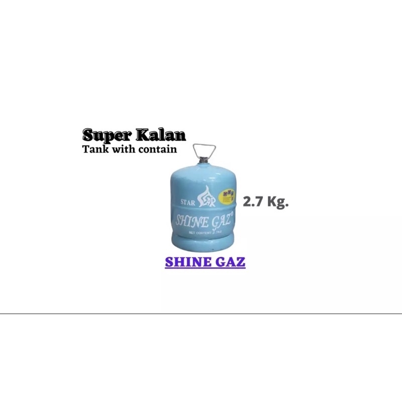 Shine gas Super Kalan with burner set 2.7kg (without contain) | Lazada PH
