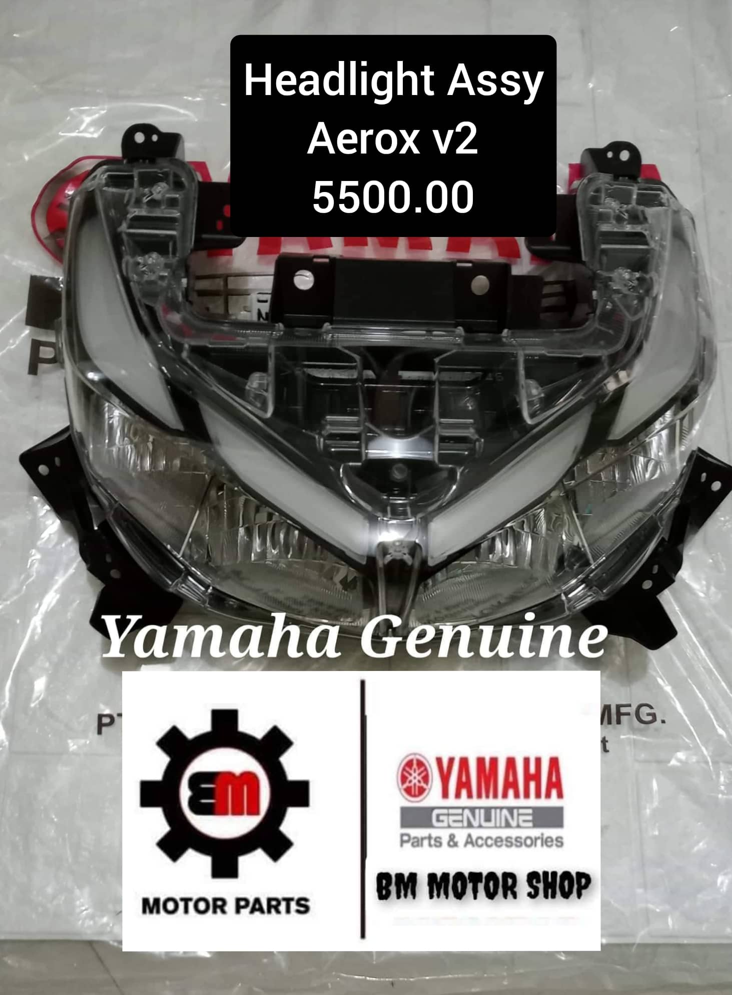 HEADLIGHT ASSY AEROX V2 YAMAHA GENUINE PARTS | Lazada PH