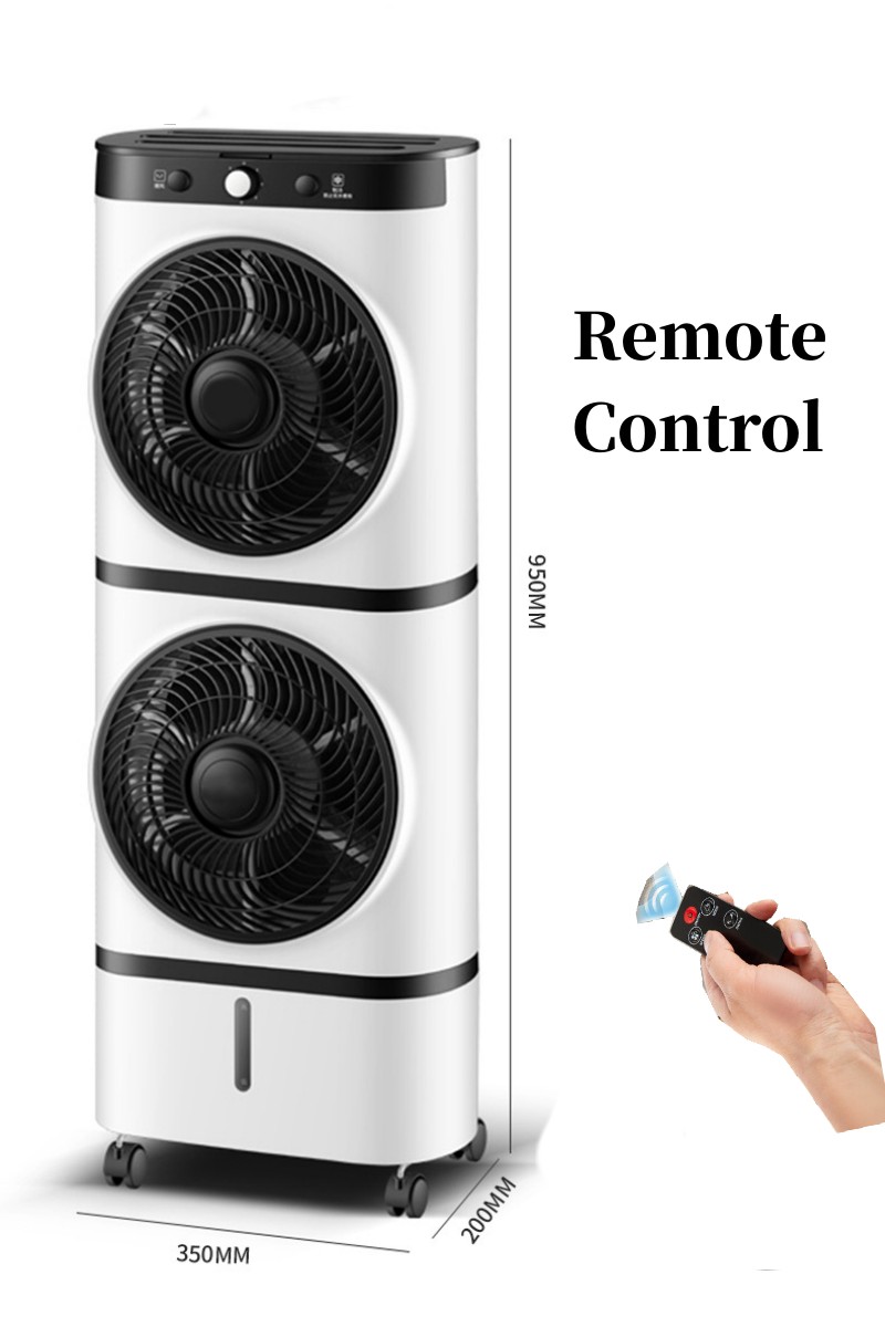 Refrigeration Air Conditioning Fan Vertical Double Air Outlet Home ...