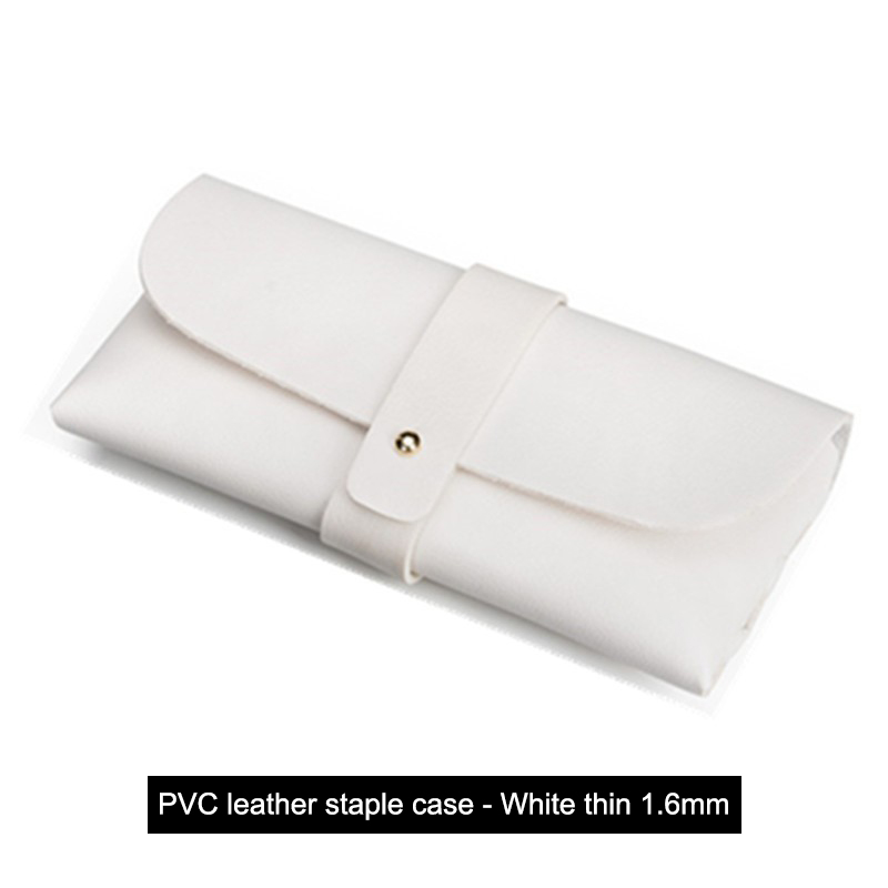Button Closure Glasses Case No Odor PVC Soft Leather Sunglasses Case ...