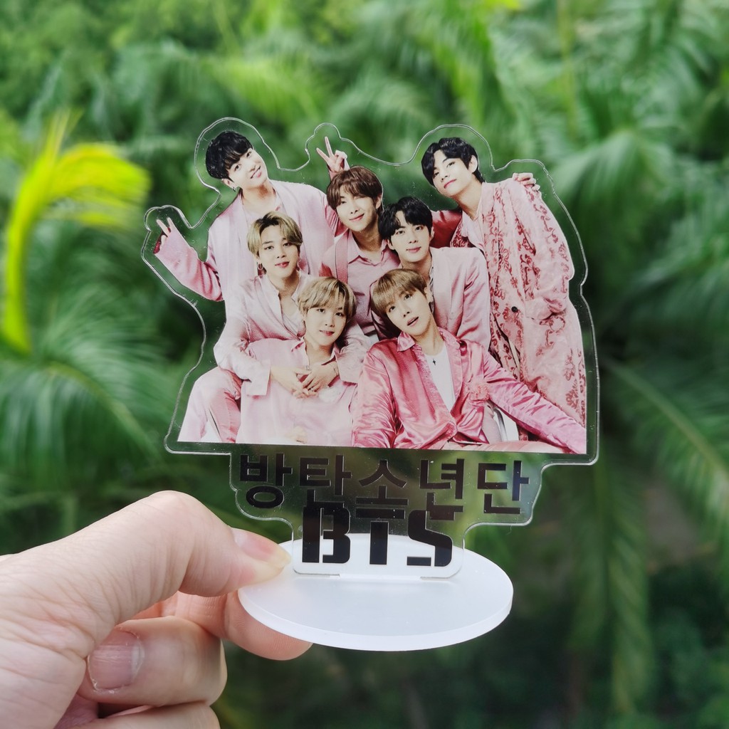ND}Kpop BTS,Blackpink Acrylic Stand Plates Display Group Standee Model ...