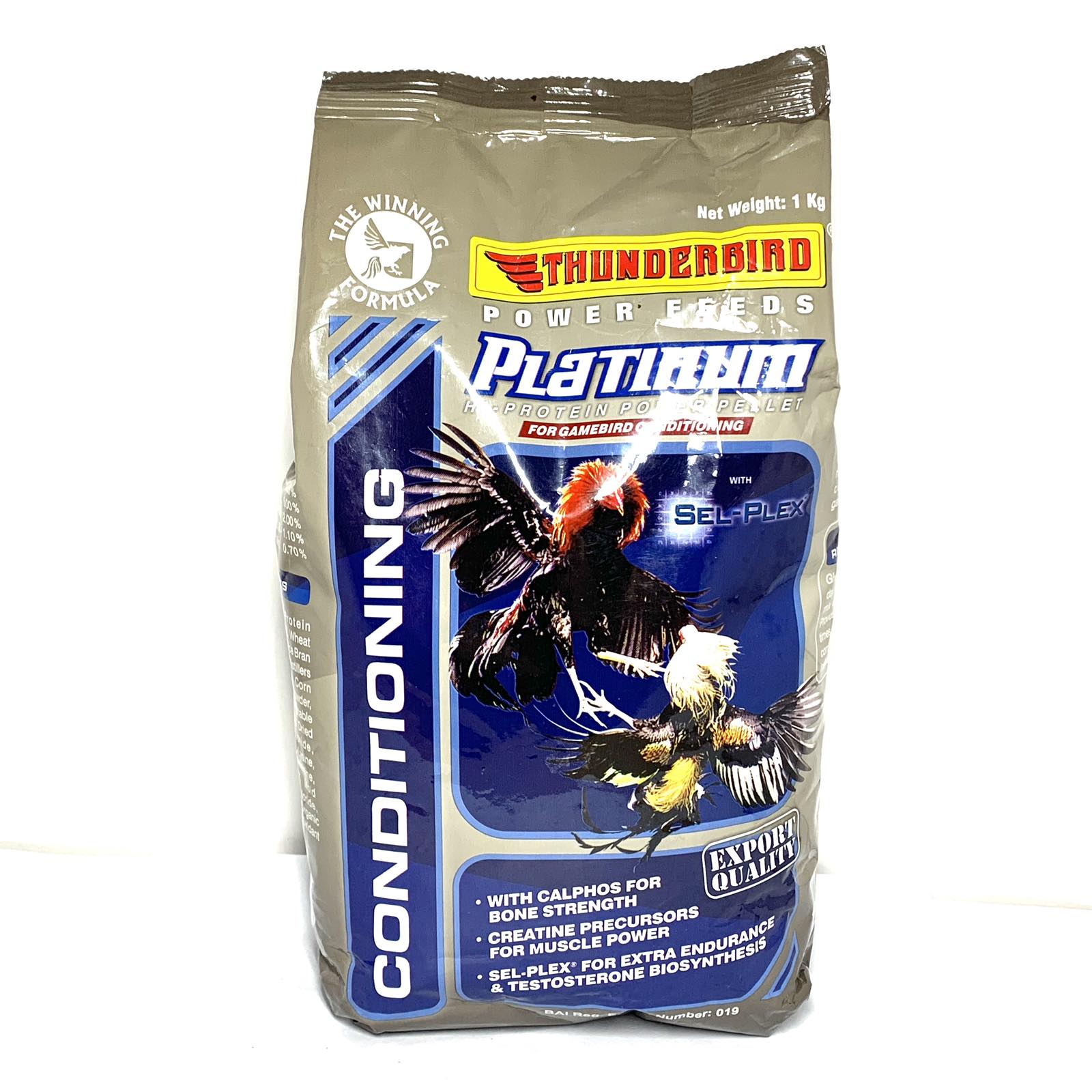 [FCR AGRIVET] Thunderbird Platinum High Protein Conditioning Pellet ...