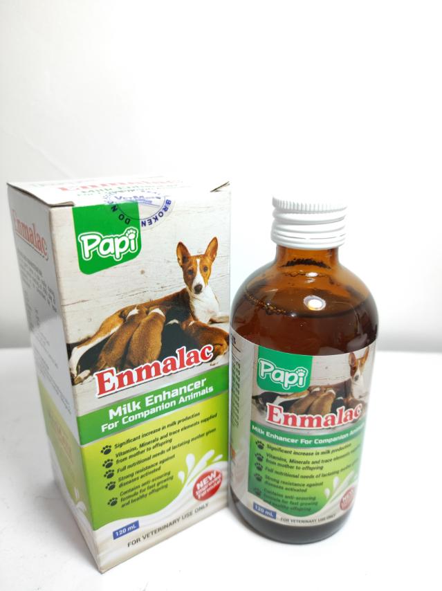 [G&G| PAPI ENMALAC /120ML / SYRUP / MILK ENHANCER FOR DOGS / CATS ...