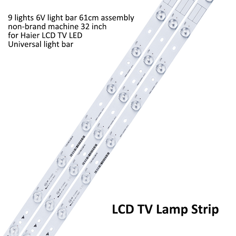 1PC 3V/6V 9 LEDs Light Bar 61cm Assembly 32 Inch LCD TV LED Universal ...