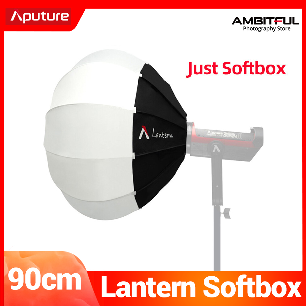 Aputure Lantern Softbox 65cm 90cm Quick Release-One Step 25inch 35inch ...