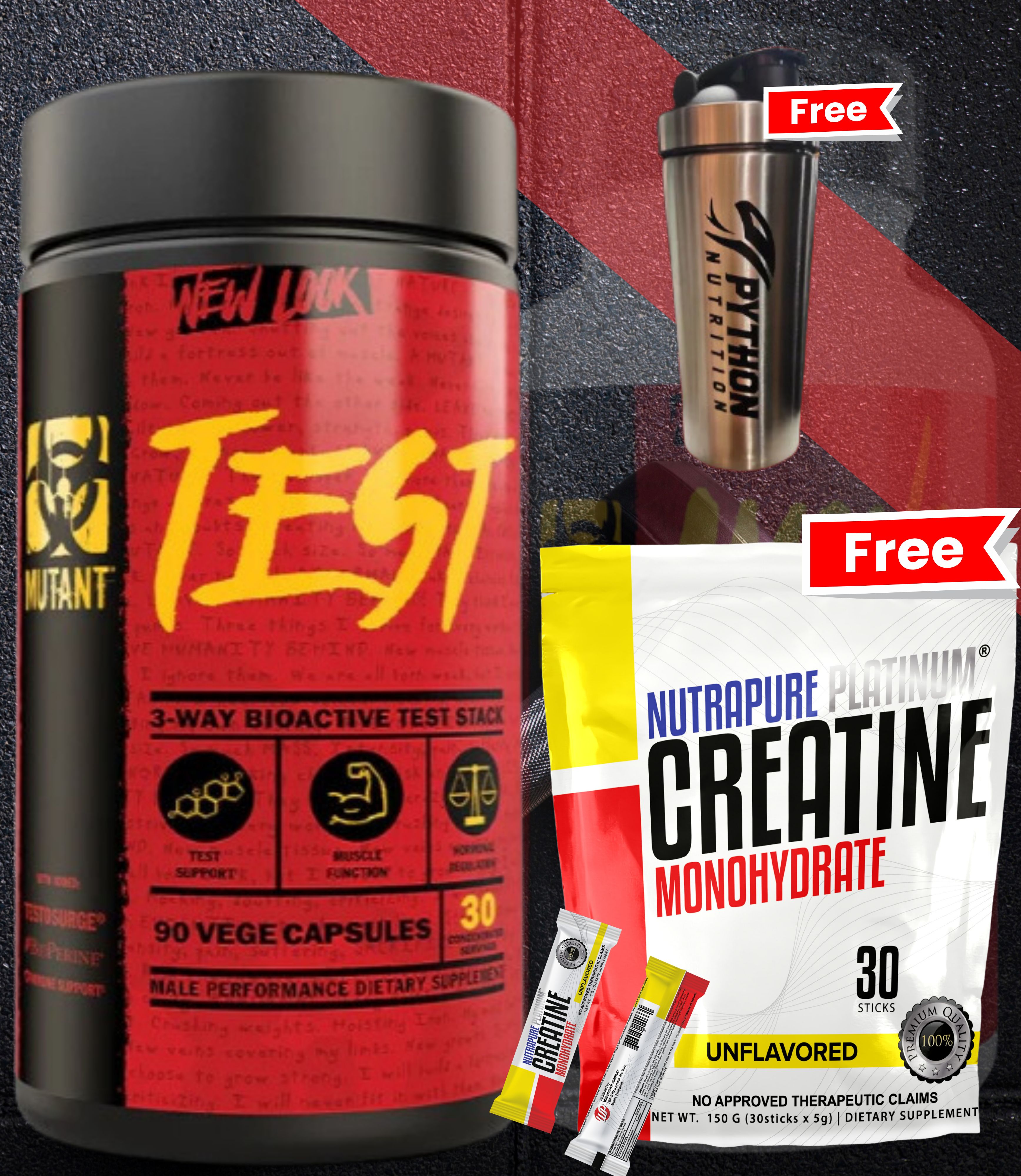 MUTANT Test Natural Testosterone Booster with a Powerful Formula ...