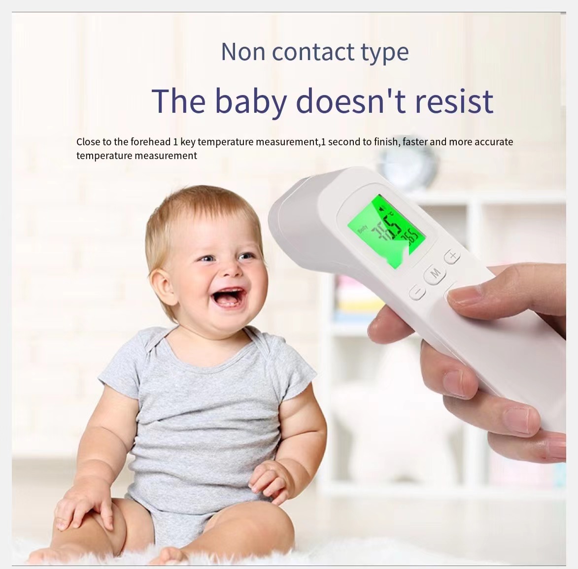 Japan Intelligent infrared forehead thermometer temperature digital ...