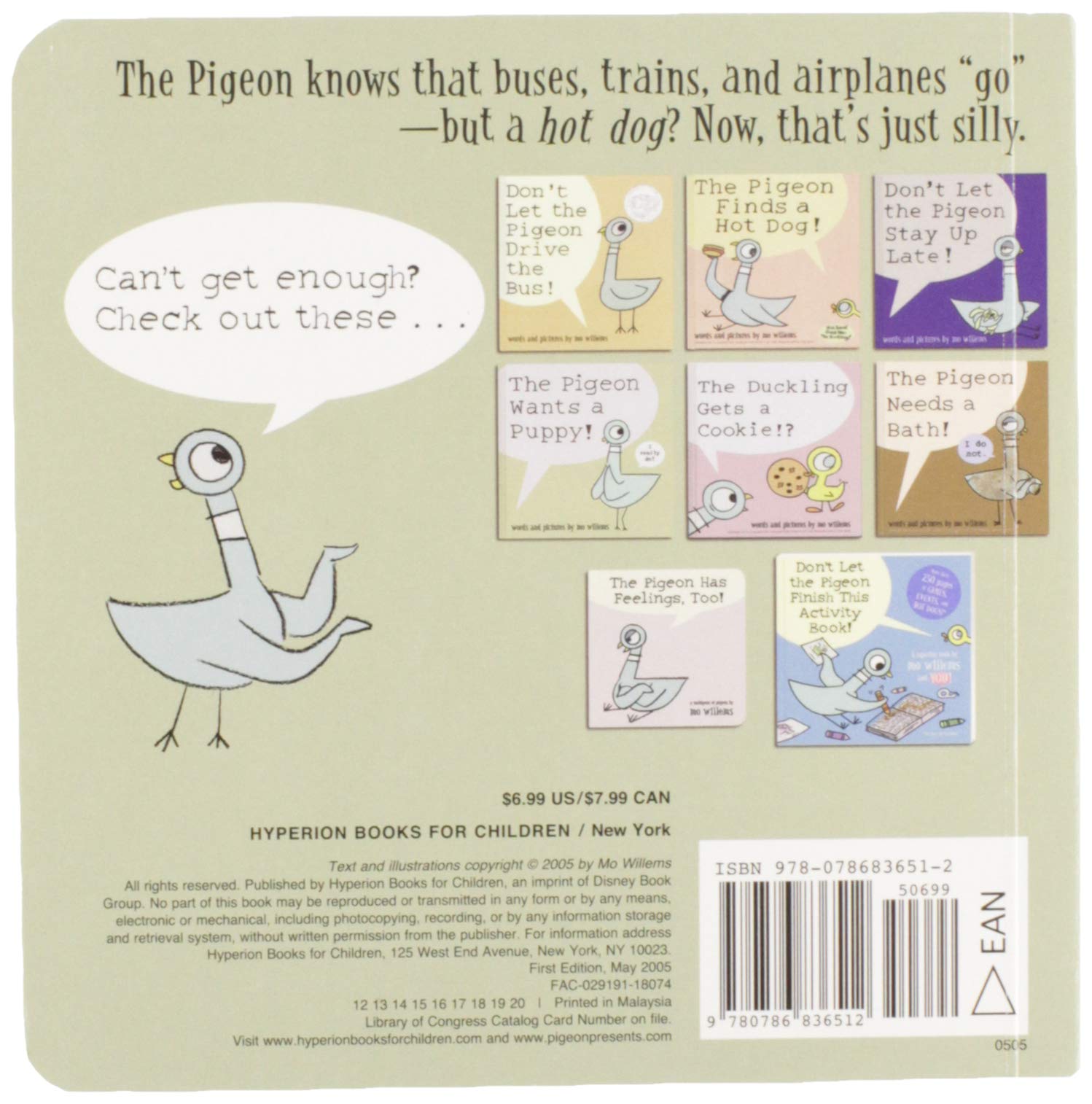 The Pigeon Loves Things That Go