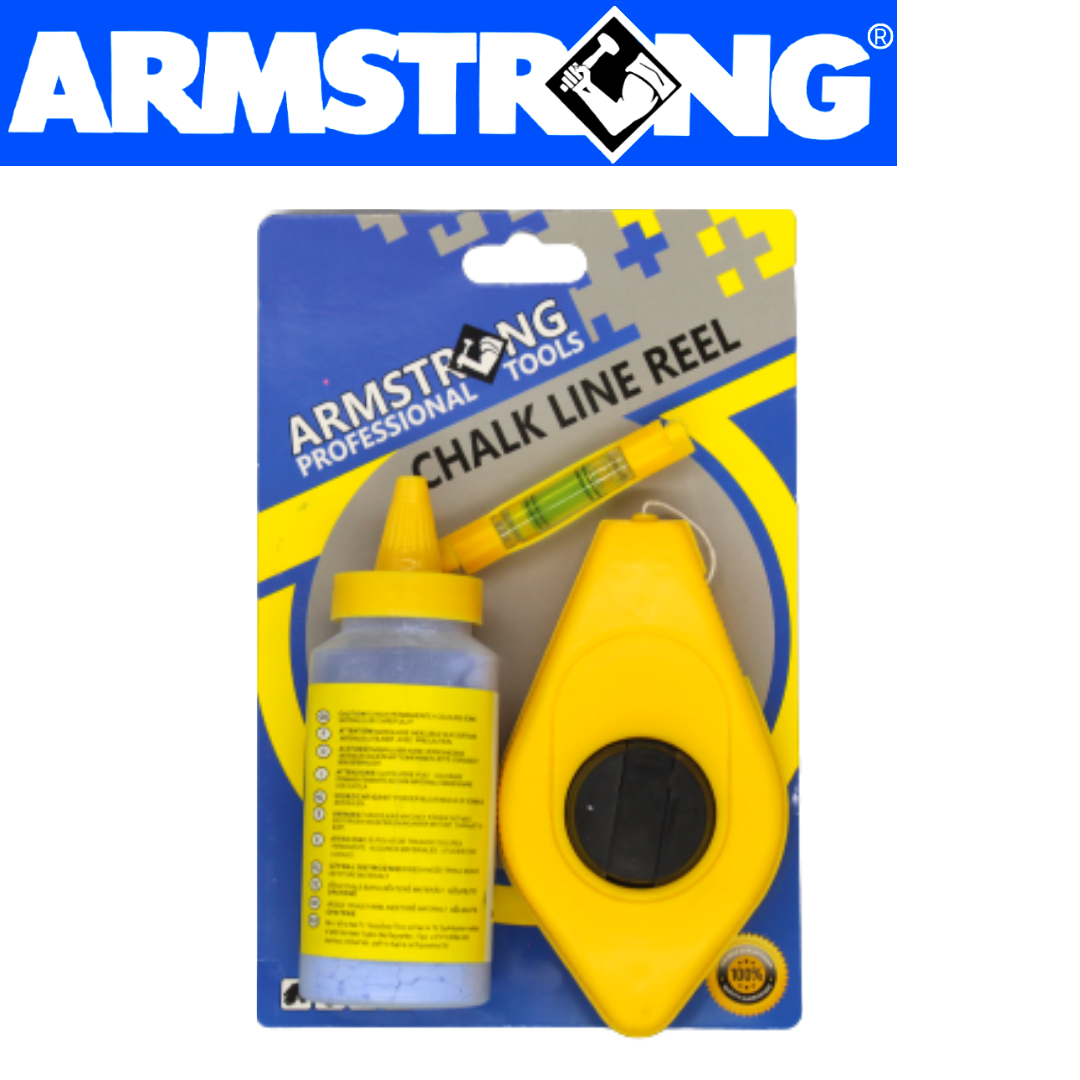 ARMSTRONG chalkline marker with powder pitik level bar chalk line ...