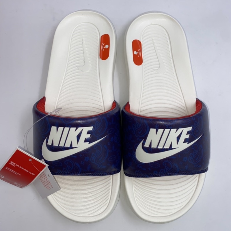 Nike Victori One Slide Print 'Blackened Blue Paisley' –, 57% OFF
