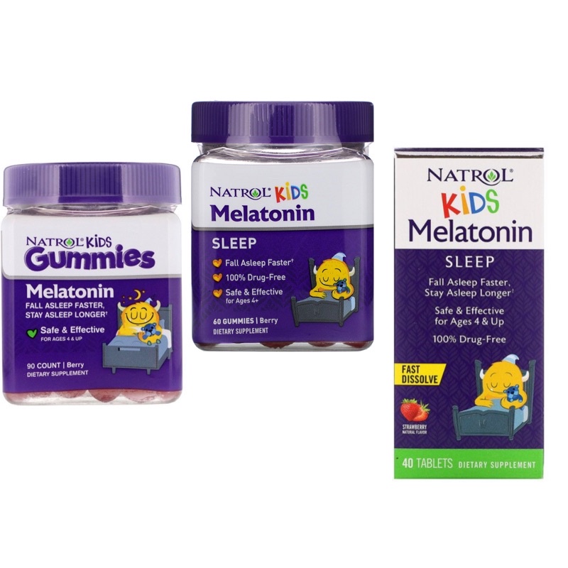 90 GUMMIES Natrol, Kids, Melatonin, Ages 4+, Berry, 90 Gummies | Lazada PH
