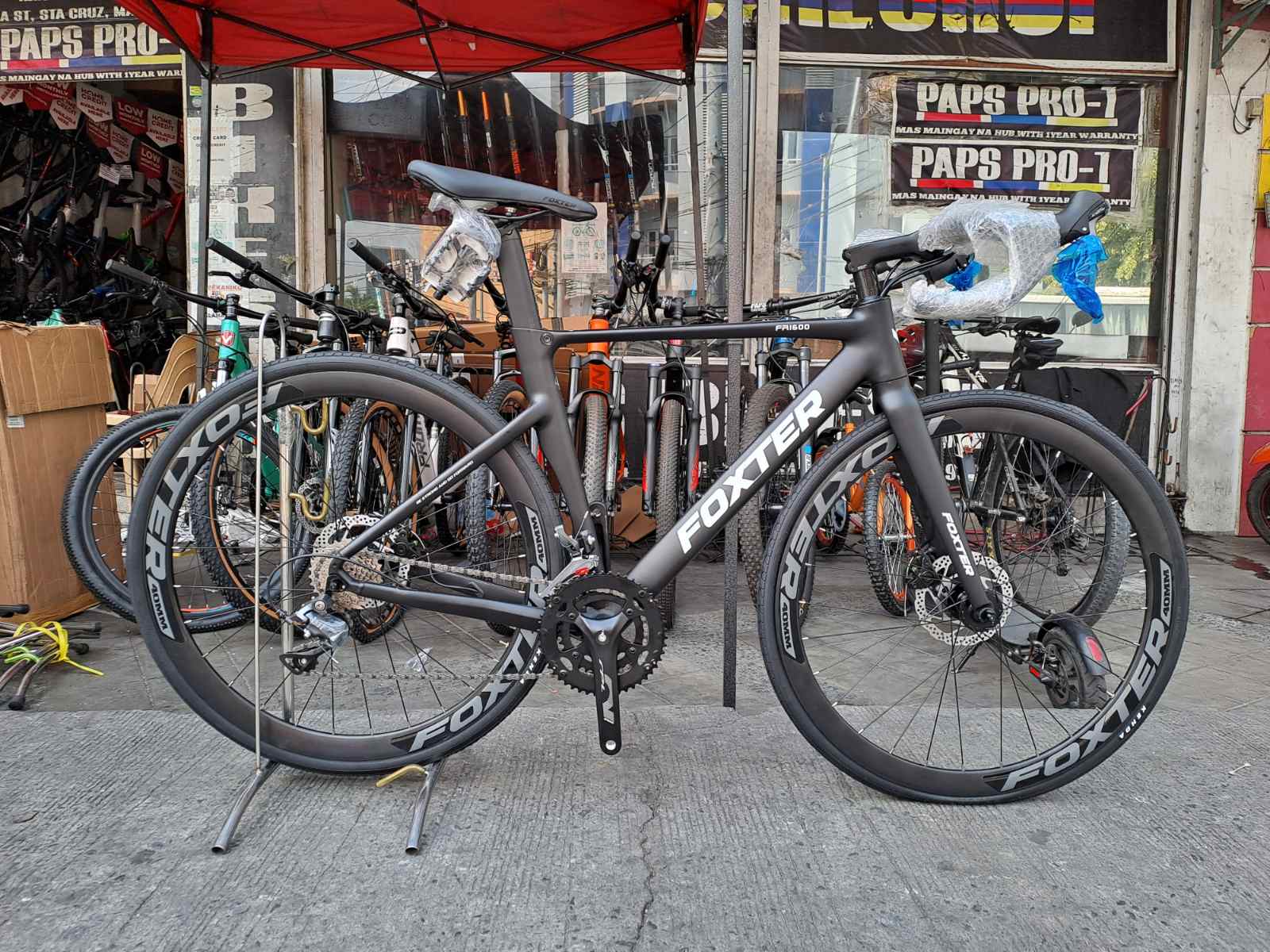 FOXTER FR1600 ROAD BIKE (DISC BRAKE) | Lazada PH