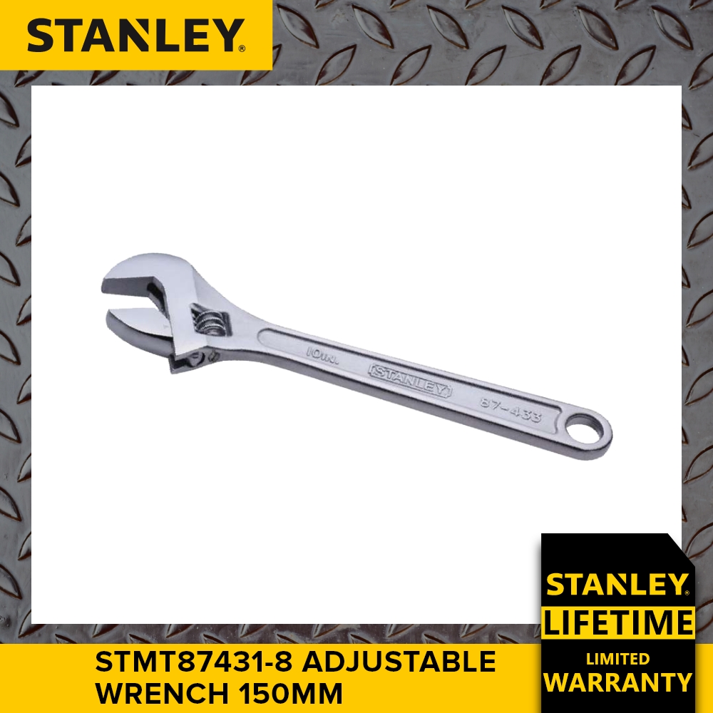 Stanley STMT87431-8 Adjustable Wrench 150mm [Lifetime Warranty] | Lazada PH