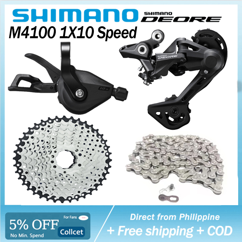 SHIMANO DEORE M4100 10 Speed Groupset 1X10 Speed Shifter RD M4120 SGS ...