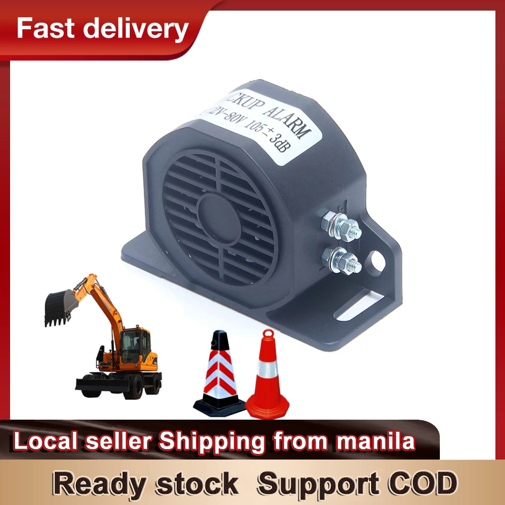12V - 48V 105dB Back up Alarm Horn Speaker Reversing Horn Fit for ...