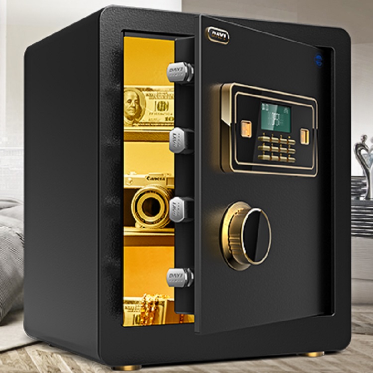 45cm Key + digital safe digital fire safe home hotel lock keyboard safe safe 2021 new safe ...