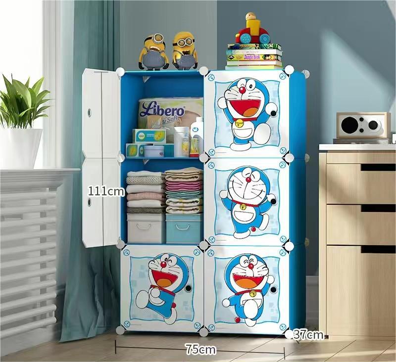 Sliding Door Wardrobe Simple Assembly Wardrobe Small Plastic Minimalist ...