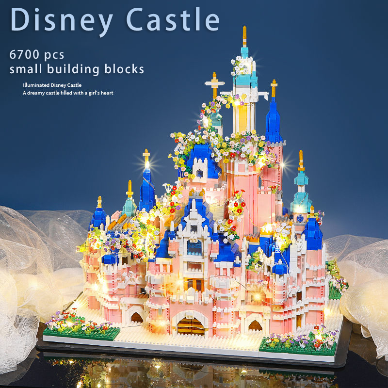 HNB Disney Fantasy Castle Building Blocks Kits, Intellectual toy high ...