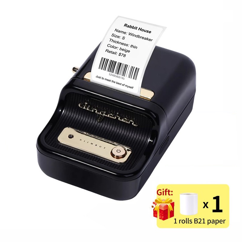 B21Niimbot label printer portable thermal printing clothing tag ...