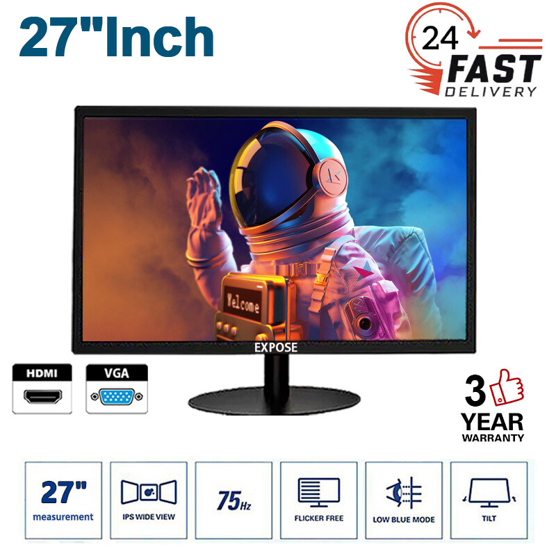 EXPOSE 19 22 24 27 Inch Flat Monitor for Computer PC Gaming Monitor ...
