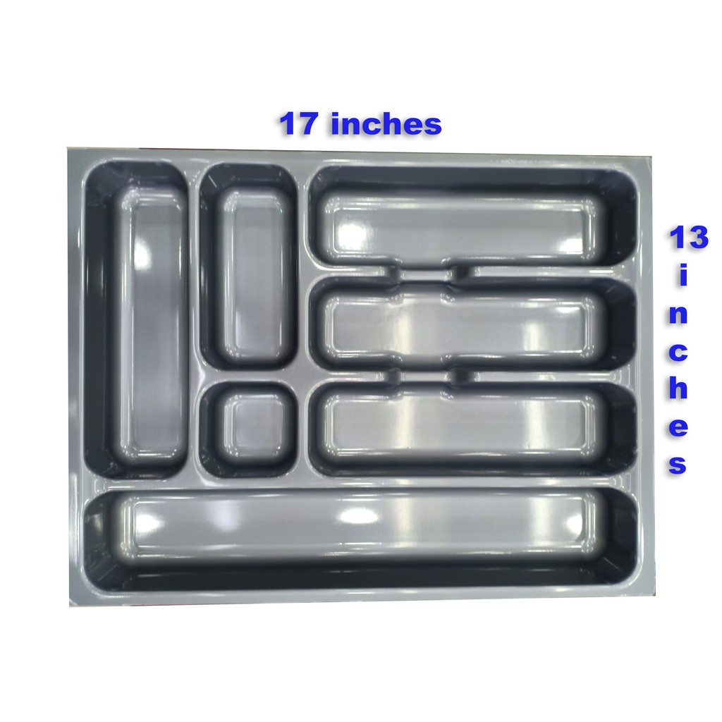 【Local delivery】Plastic cutlery tray, drawer divider organizer for ...