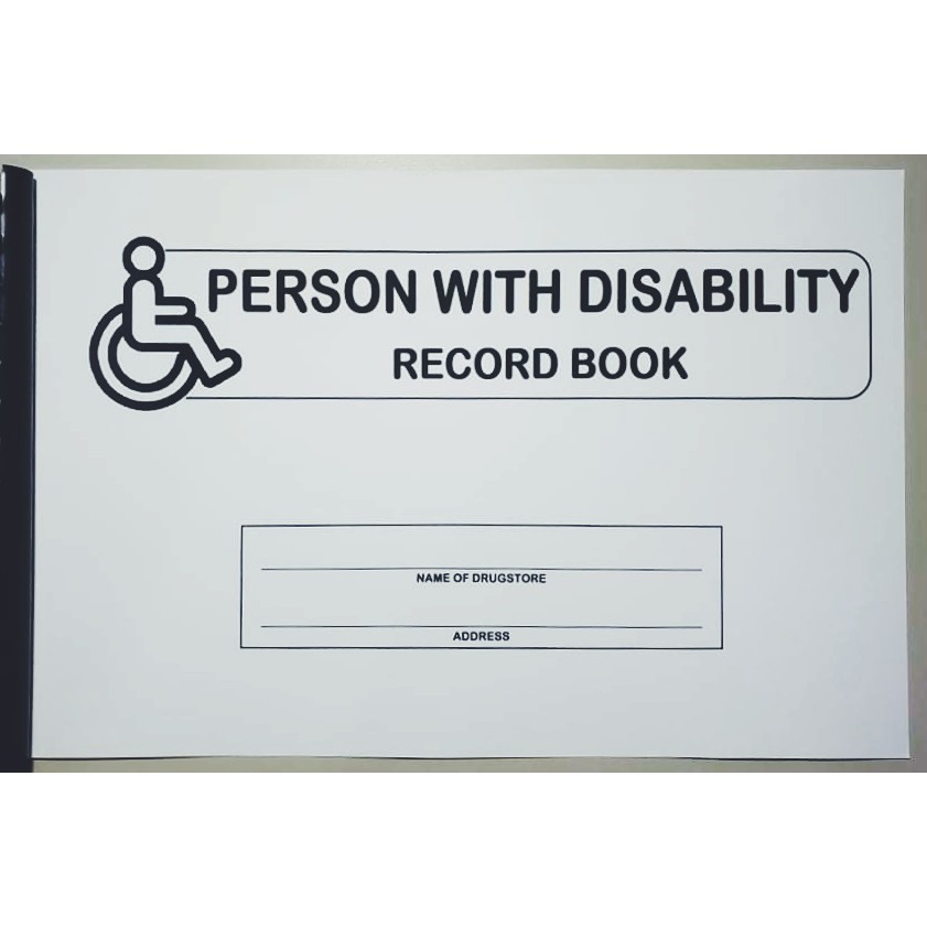 PWD Record Book for Drugstores♠ | Lazada PH