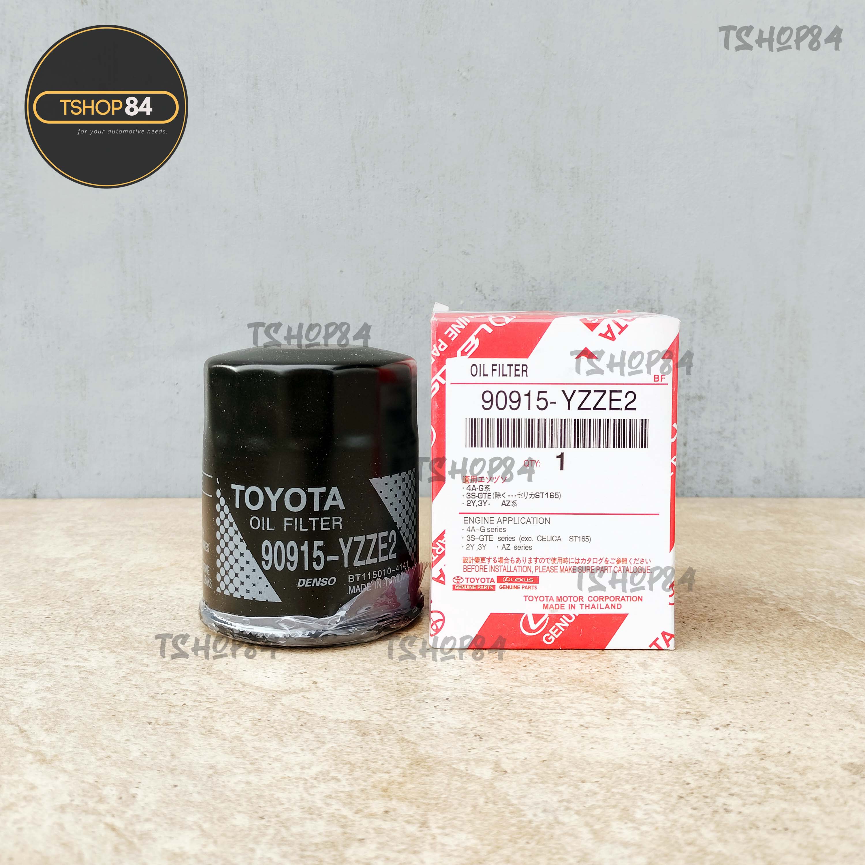 Toyota Oil Filter YZZE2 Camry RAV4 90915-YZZE2 | Lazada PH