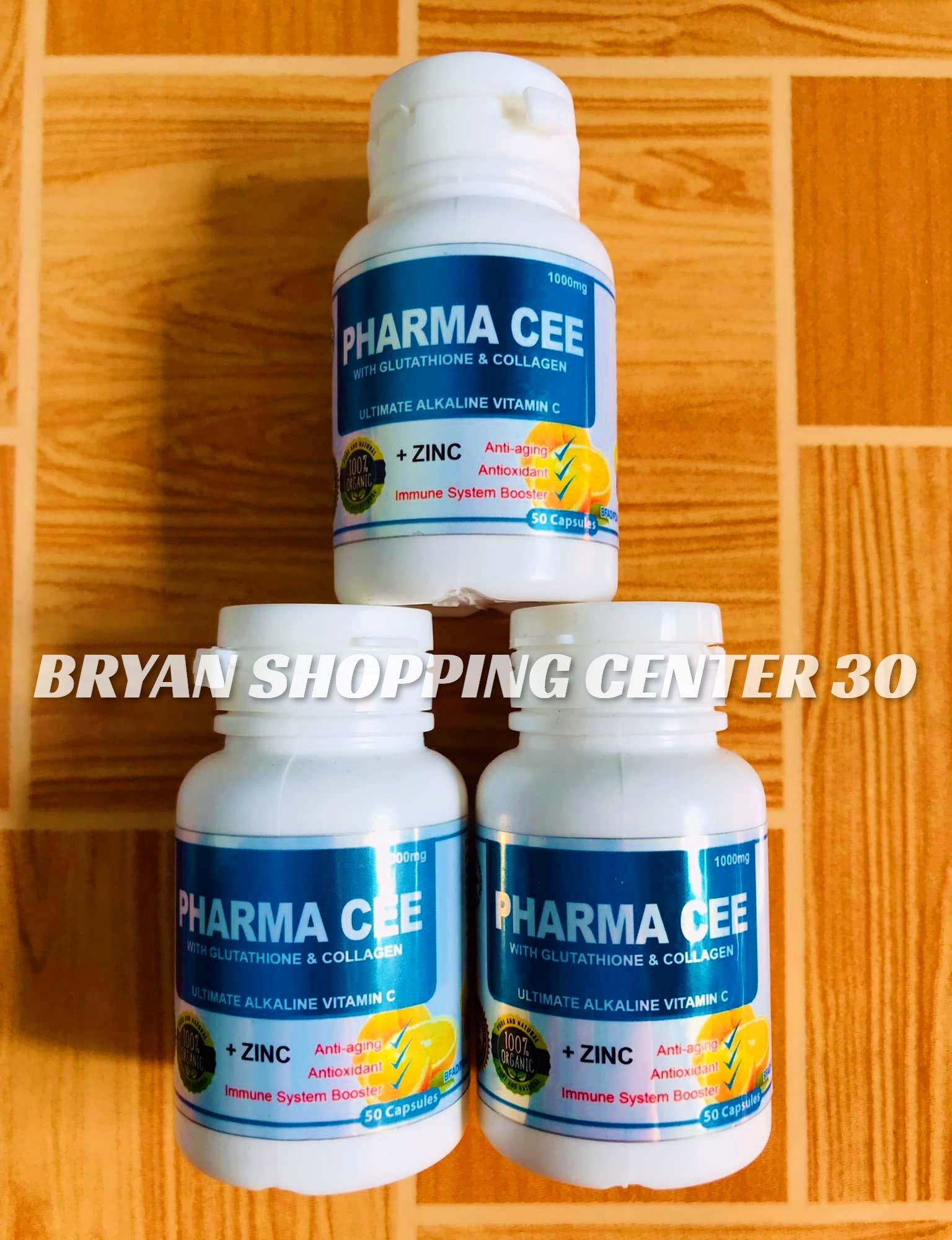 Pharma Cee / With Glutathione & Collagen 50 CAPSULES Ultimate Alkaline ...