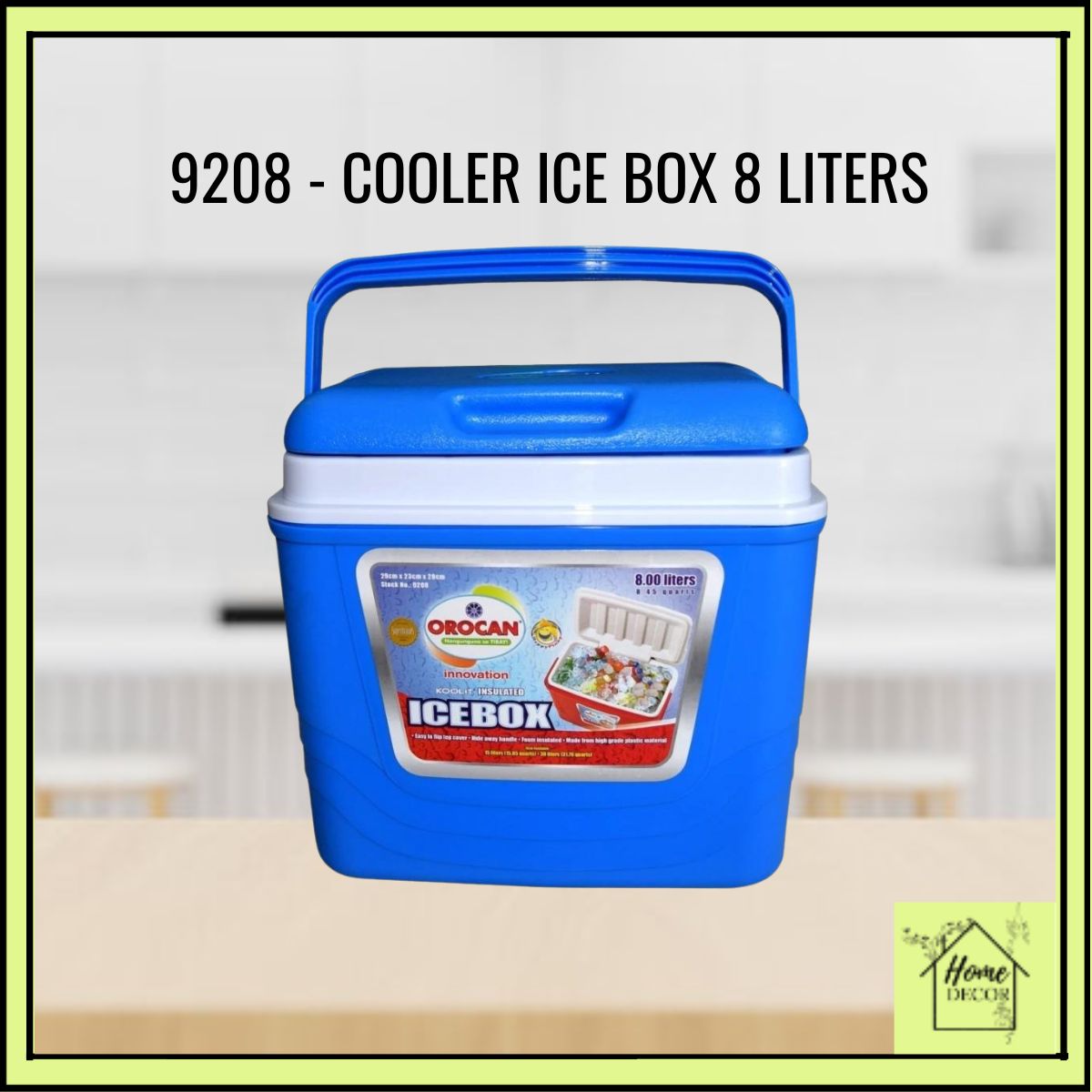 Orocan Ice Box Chest Insulated Cooler / 8 LITERS/ 15 LITERS COOLER ...