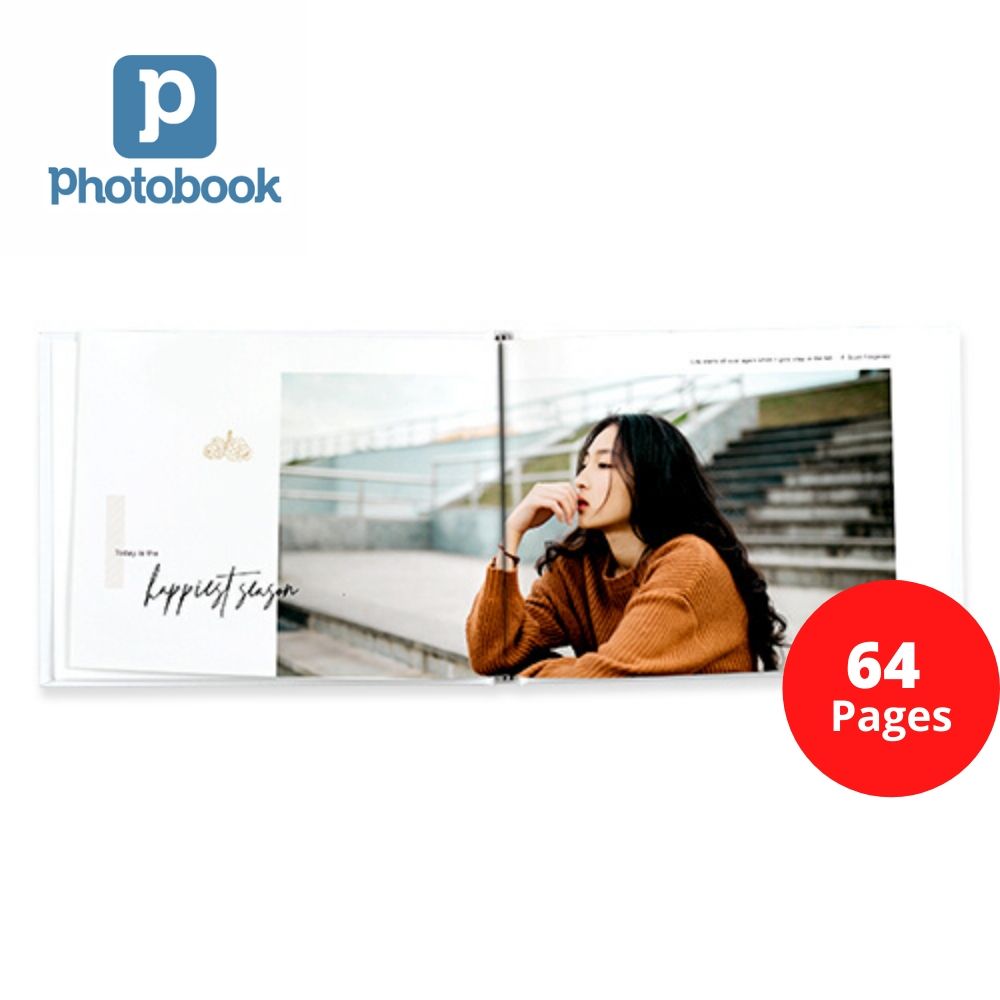 8" x 6" Small Landscape Imagewrap Hardcover Photobook, 64 pages [e ...
